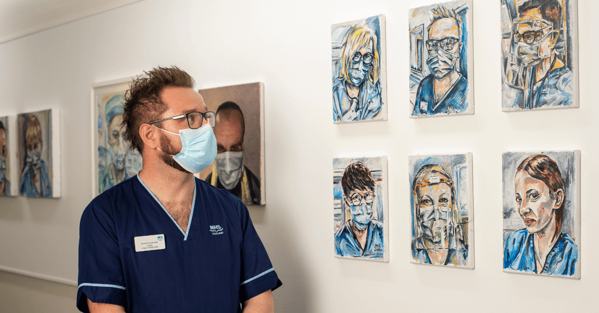 Portraits in a pandemic - NHS Lothian Charity