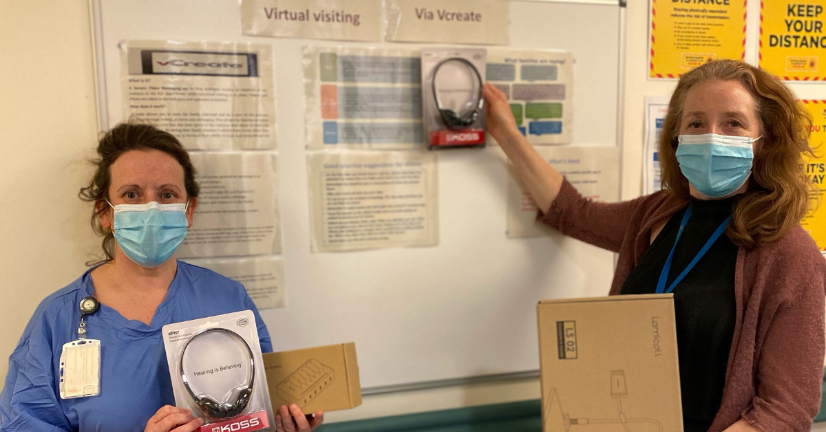 Reducing Inpatient Isolation During COVID-19 - NHS Lothian Charity