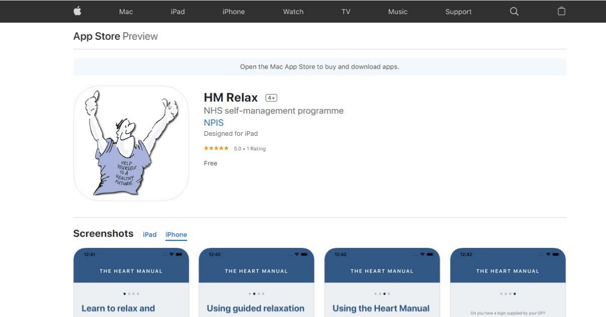 Developing The Heart Manual Relaxation App - NHS Lothian Charity